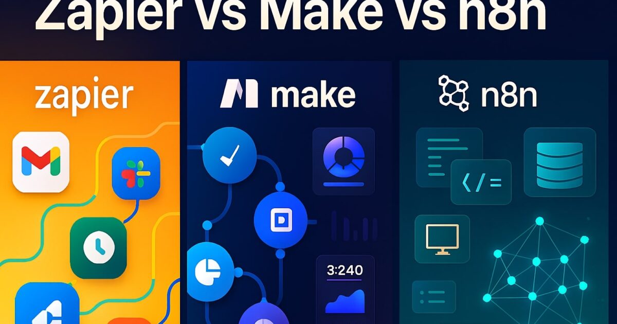 Zapier vs Make vs n8n: Which Automation Platform Reigns Supreme in 2025?